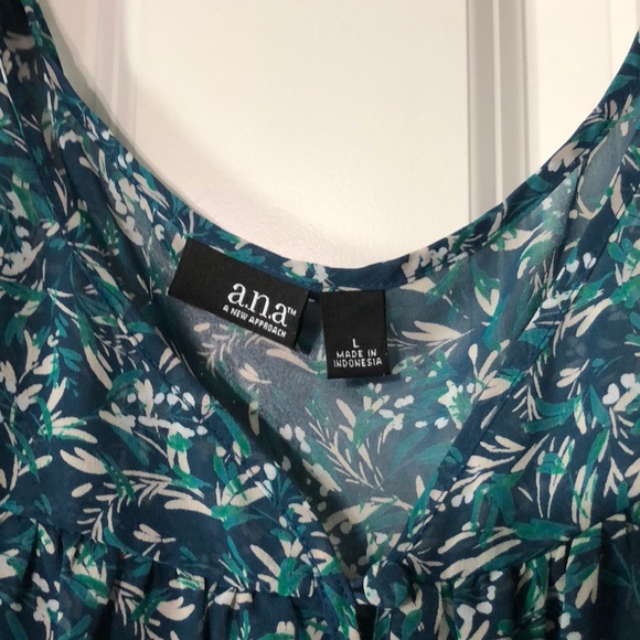 a.n.a | Tops | Ana Colorful Sheer Top | Poshmark